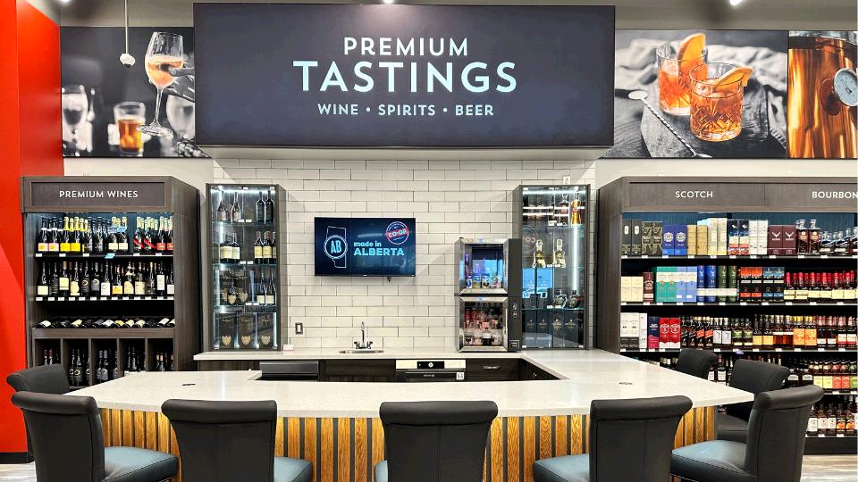 Tasting Bar | Wild Rose Co-op Liquor